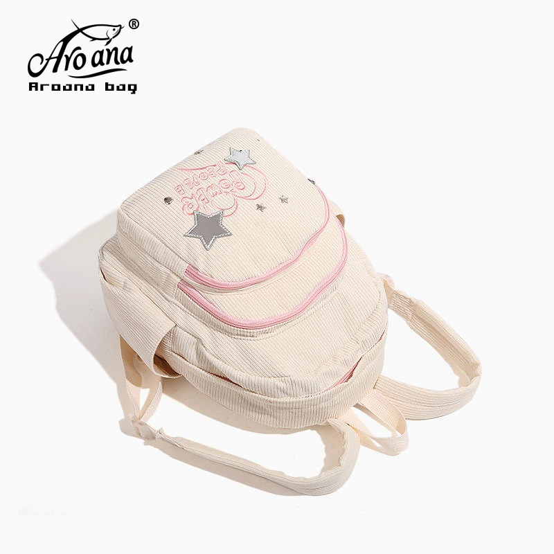 Jual [ COD ] Aroana Bag Tas Ransel Mini Y2K Tas Ransel Wanita Corduroy ...
