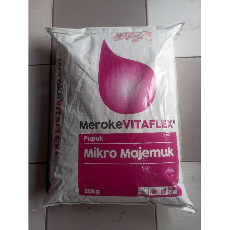 Jual Pupuk Mikro Komplex Meroke Vitaflex kemasan 25 kg | Shopee Indonesia