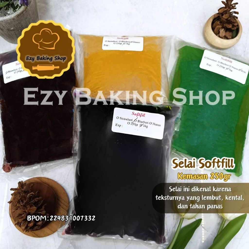 Jual Selai Buah SOFTFILL 1kg Repack / Selai Roti Bakar / Selai Ekonomis ...