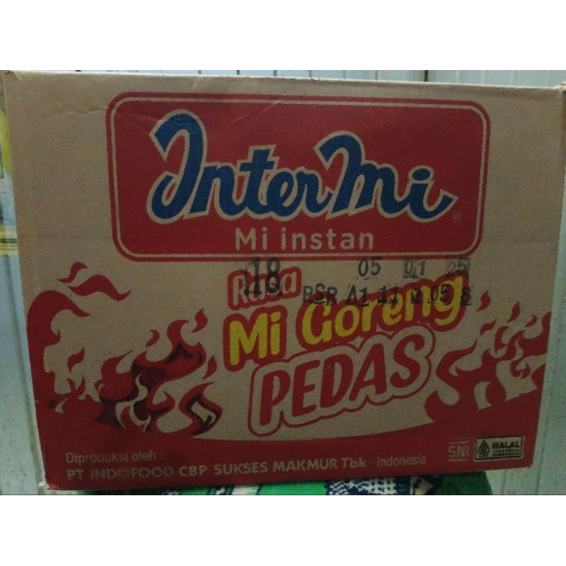 Jual MHR || INTERMIE MI GORENG PEDAS (1KARTON ISI 40PCS) | Shopee Indonesia