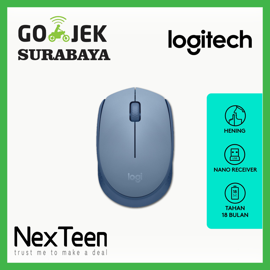 Jual Original Logitech M171 Mouse Wireless untuk Windows, Mac, ChromeOS ...