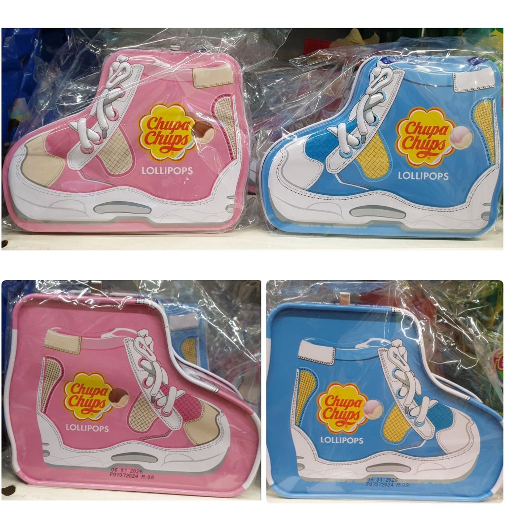 Jual Permen Chupa Chups Lollipop Kemasan Kaleng Motif Sepatu 84g ...