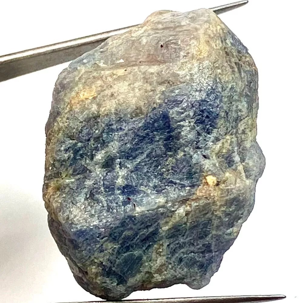 Jual bahan batu blue safir 100% alami kode batu c075 | Shopee Indonesia