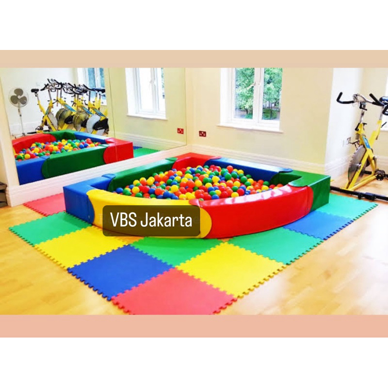 Jual BONUS 200 BOLA JUMBO KOLAM BOLA ANAK SOFTPLAY PLAYGROUND ARENA ...