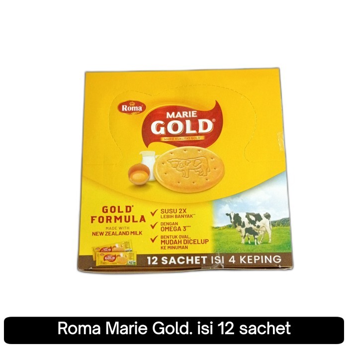 Jual roma marie gold biskuit | box isi 12 sachet | Shopee Indonesia