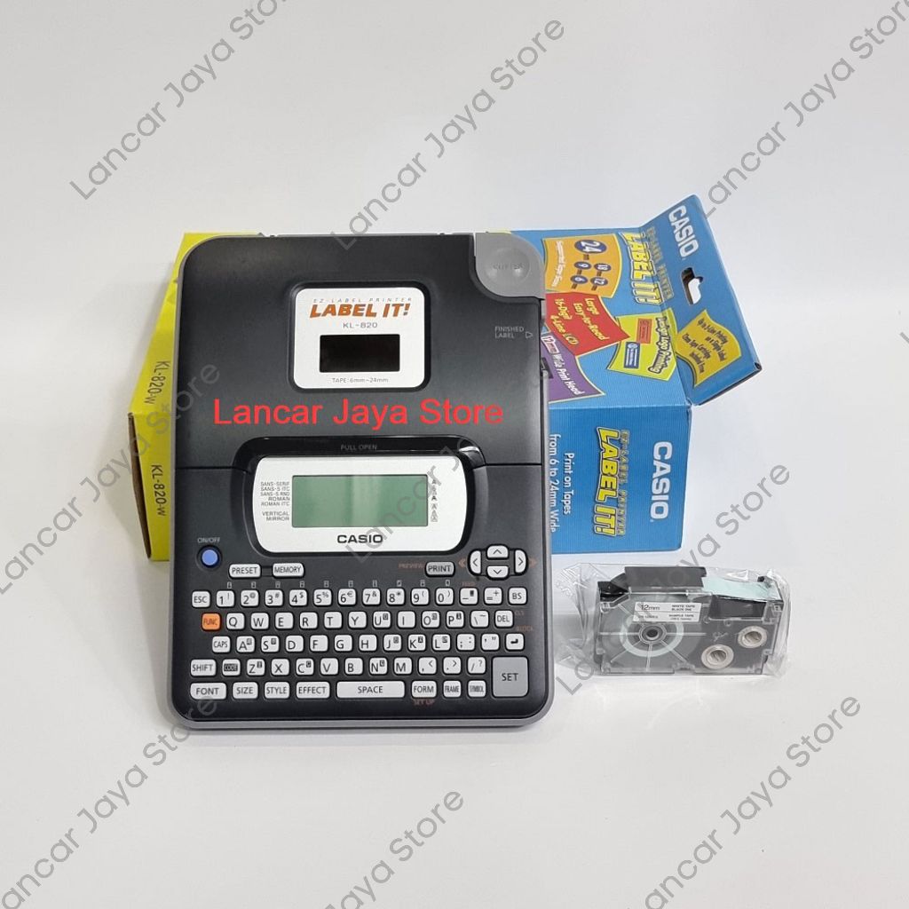 Jual Label Printer Casio / Printer Label It Casio KL-820 / Casio Label It KL820 - Hitam | Shopee ...