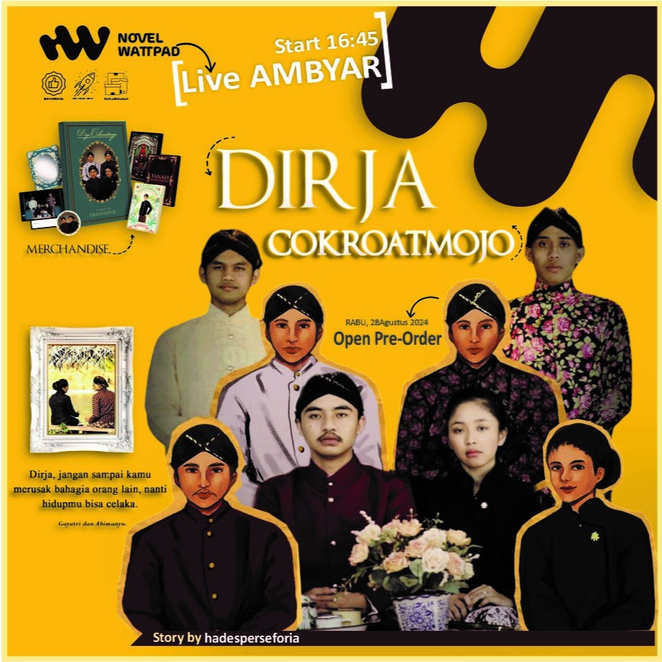 Jual Novel Dirja Cokroatmojo + Filiananur_ Fantasious Novelwattpad ...