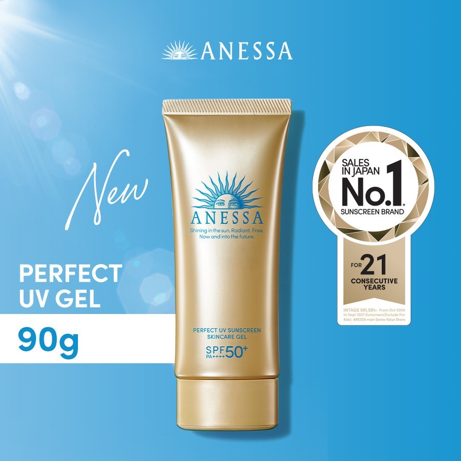 Jual Anessa Perfect UV Sunscreen Gel 90 ml Original New Formula Made in ...