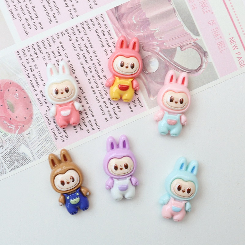 Jual Ready 1pcs Resin Clay Boneka Labubu Lucu | Labubu Viral Lucu ...