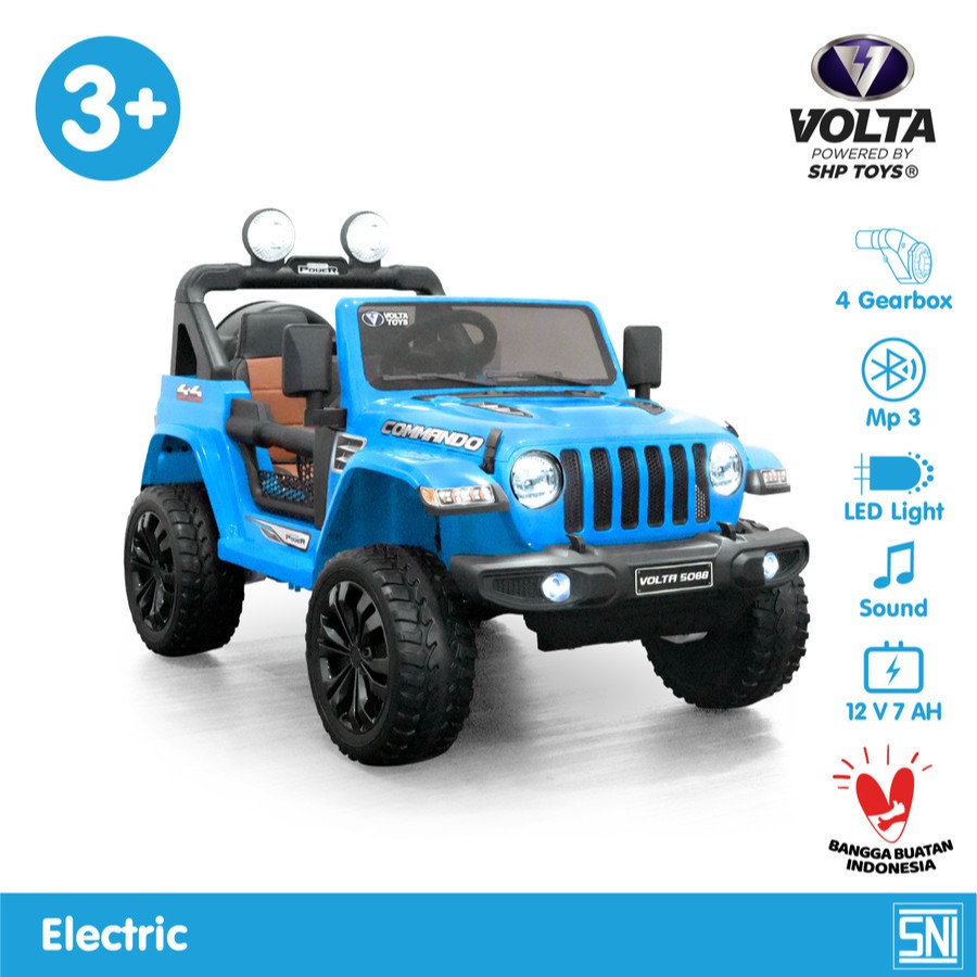 Jual Mobil Aki Anak SHP Volta Commando 5088 (2 gearbox) 12V7Ah Ban Eva ...