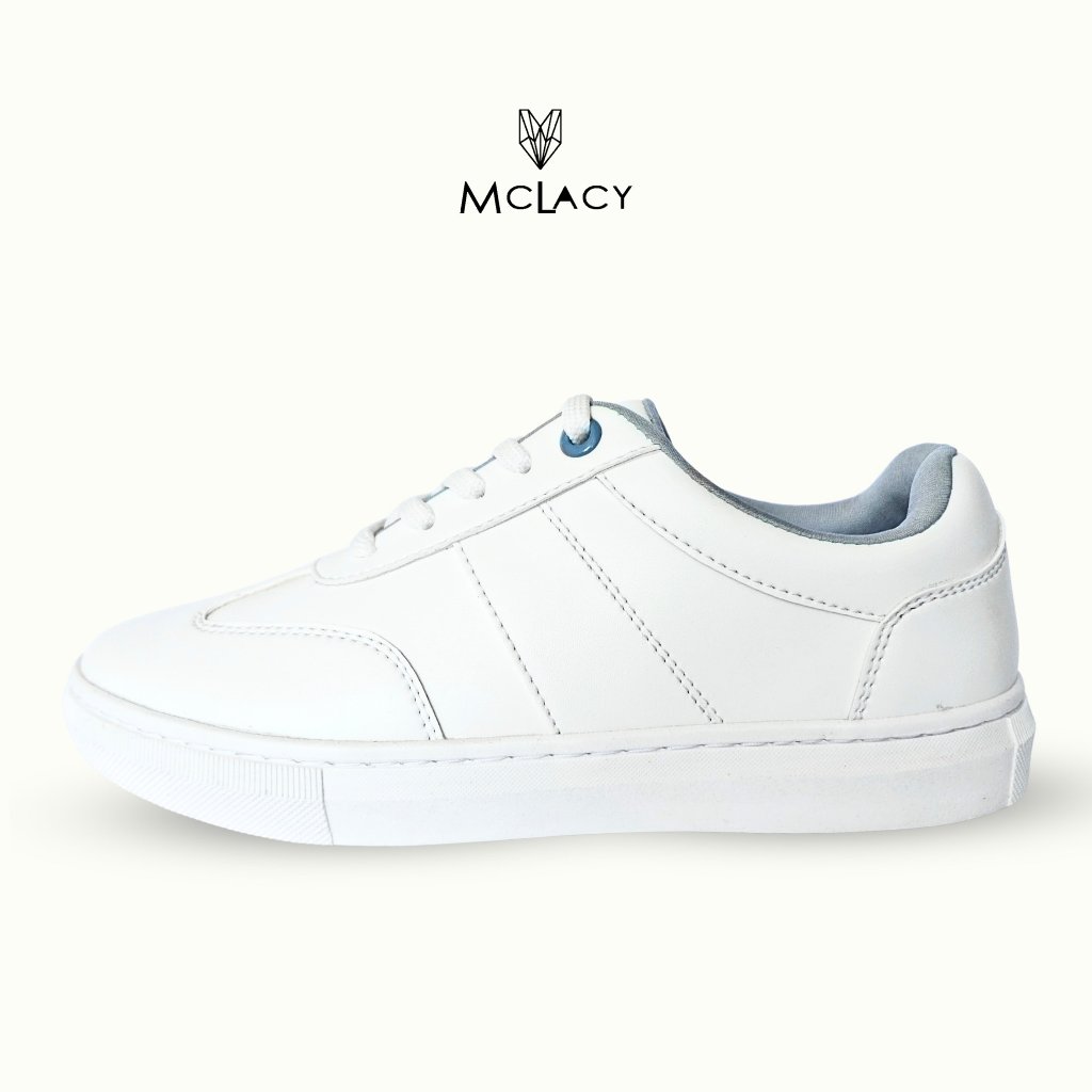 Jual MCLACY - Sepatu Local Sneakers - Eagle White Women | Shopee Indonesia