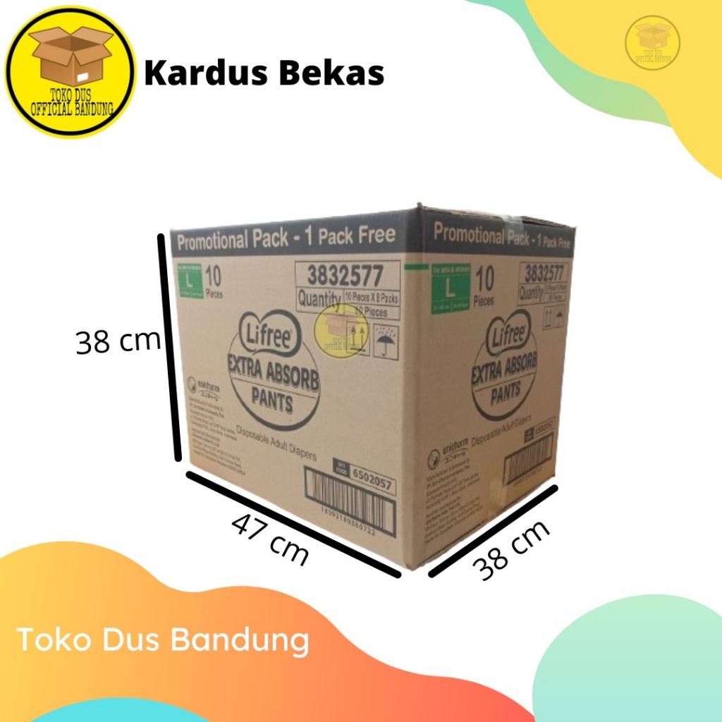 Jual ( Min Order 5 Pcs) kardus bekas dus roko tebal 47x38x38 /Dus ...