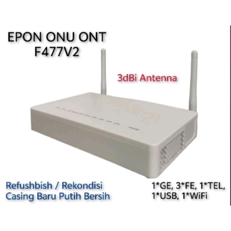 Jual Modem ONU ZTE F447 v2 EPON lengkap adaptor | Shopee Indonesia