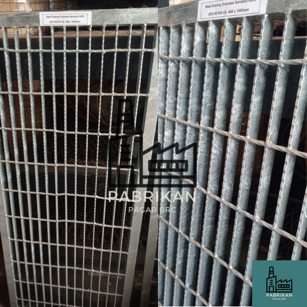 Jual Tutup Selokan/GOT Besi Hotdip Galvanis Anti Karat Steel Grating ...