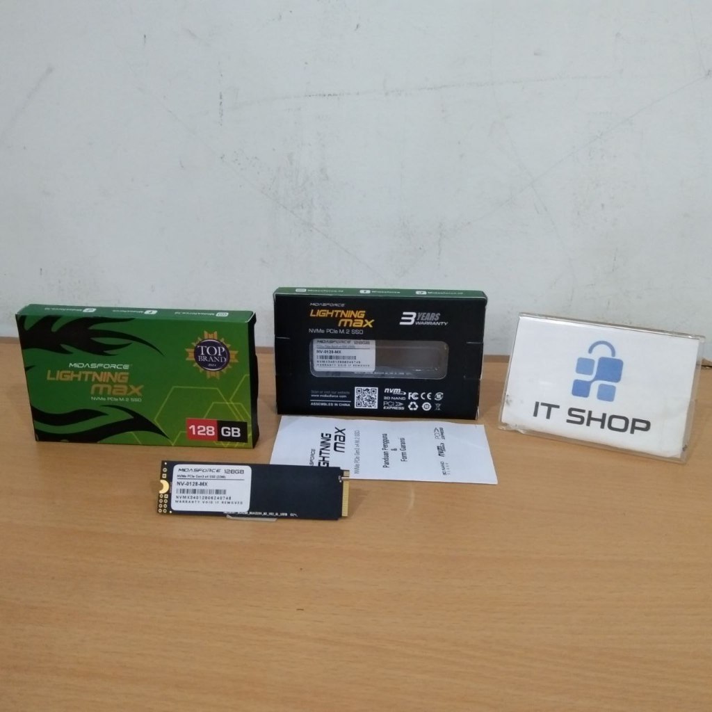 Jual Midasforce SSD NVMe Lightning Max 2280 - 128GB | Shopee Indonesia