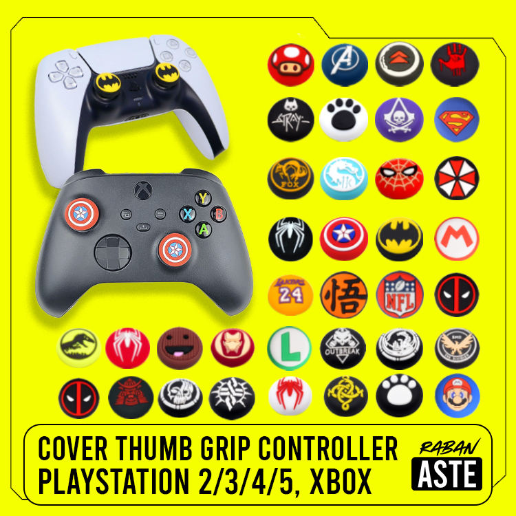 Jual Analog Thumb Grip Cap Cover For Controller PlayStation 2/3/4/5 ...