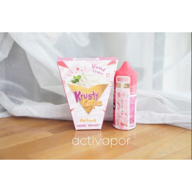 Jual Krusty Crepes Pods Friendly V3 15mg 30ml Greek Yoghurt Crepes ...