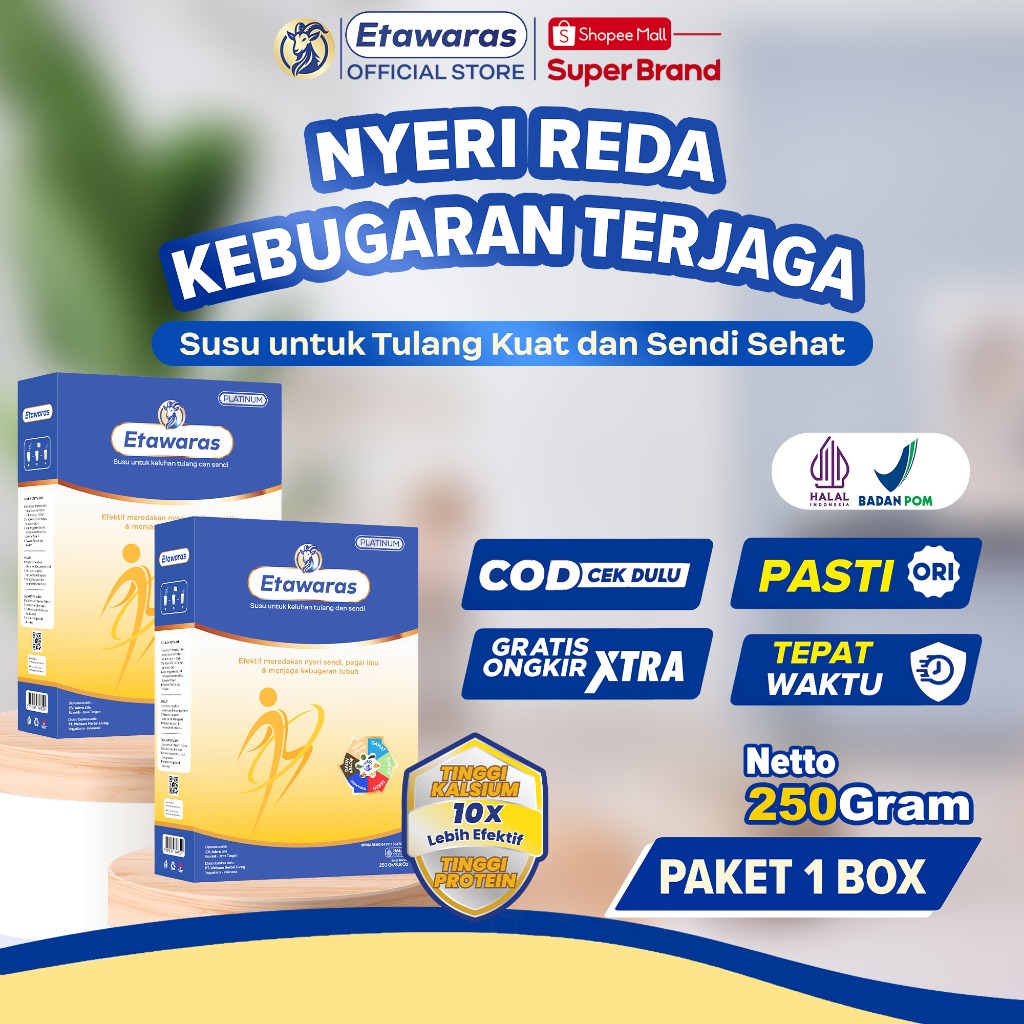 Jual Etawaras Susu Multivitamin Untuk Tulang dan Sendi Bebas Nyeri Otot ...