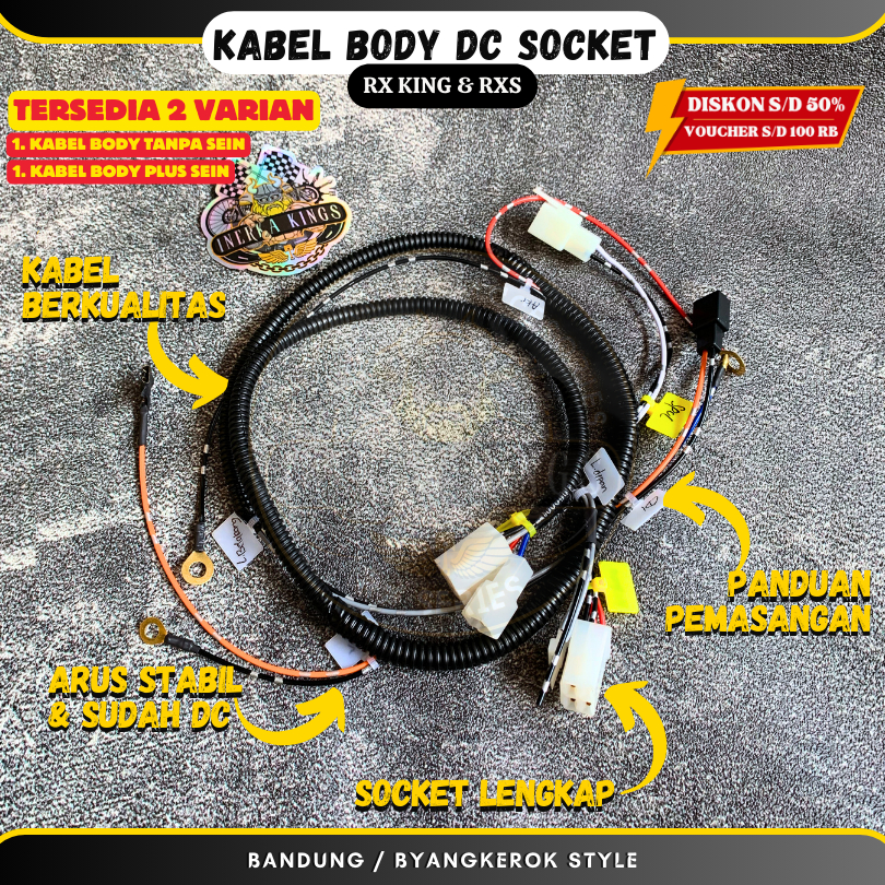 Jual Kabel Body SET DC Prutul Trondol Simple RX KING RXK RXS Byangkerok ...