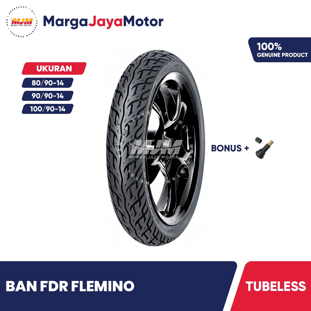 Jual Ban FDR Flemino Ring 14 Tubeless - Pilih Ukuran | Shopee Indonesia