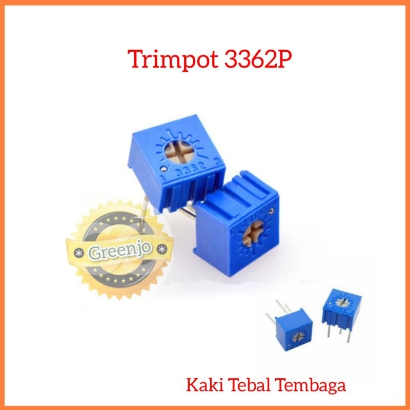 Jual Trimpot 3362P Presisi 200 500 ohm 1K 2K 5K 10K 20K 50K 100K 500K ...