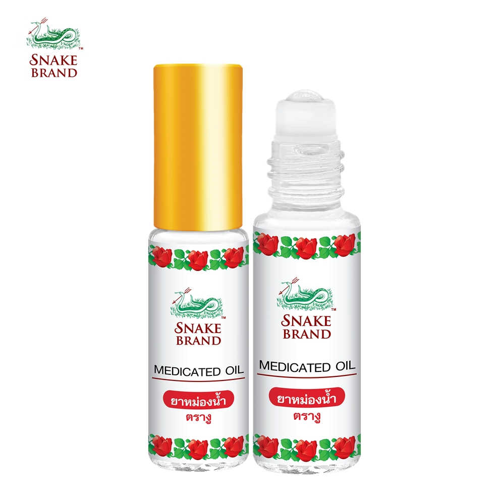 Jual Thailand Snake brand Aroma Oil 5 ml original 100% Medicated oil ...