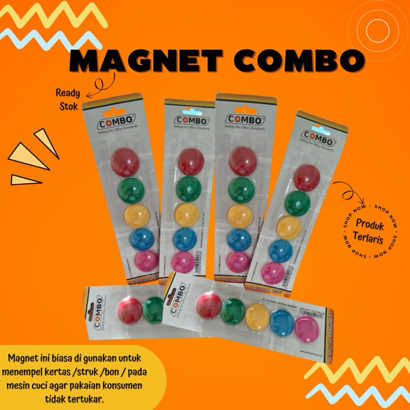 Jual Magnet Nota Bon Laundry Magnet Tempel Label Laundry Bentuk Bulat ...