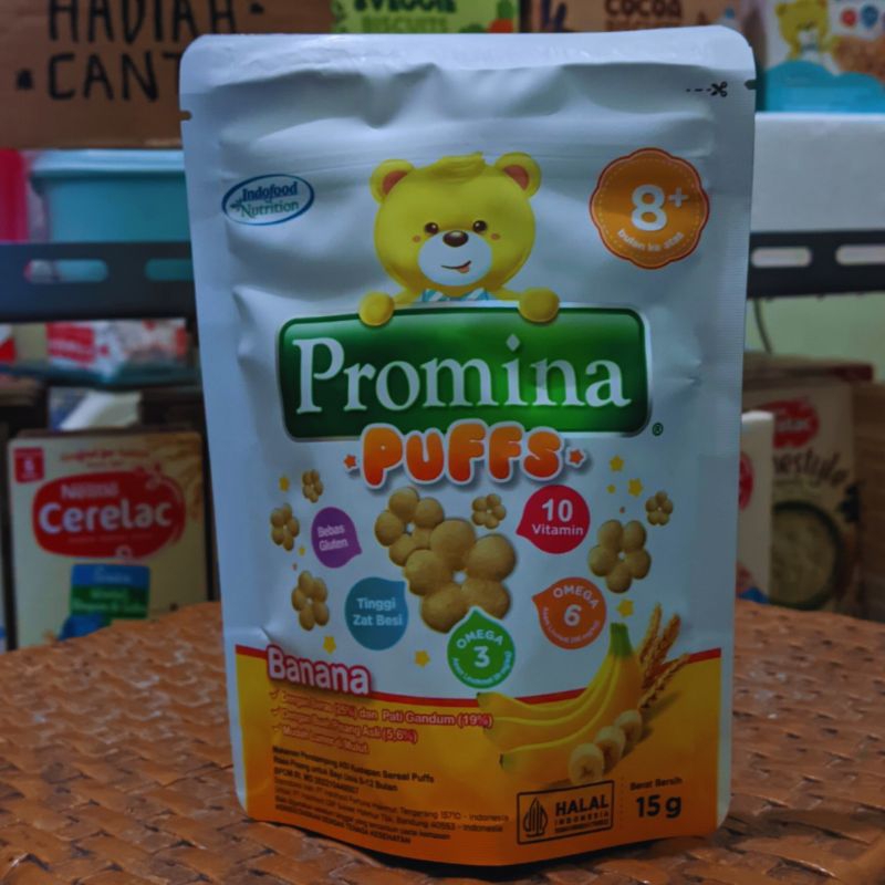 Jual Promina Puffs Banana 8+ 15gr | Shopee Indonesia