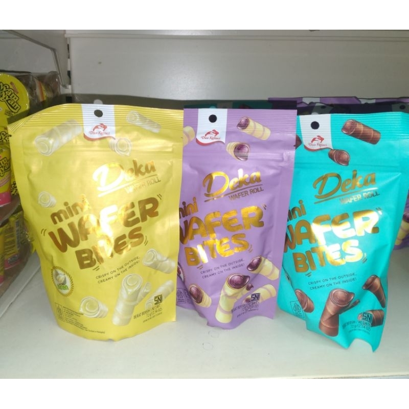 Jual DEKA Mini Wafer Bites 72 gram Jajanan Snack Anak Enak Halal ...