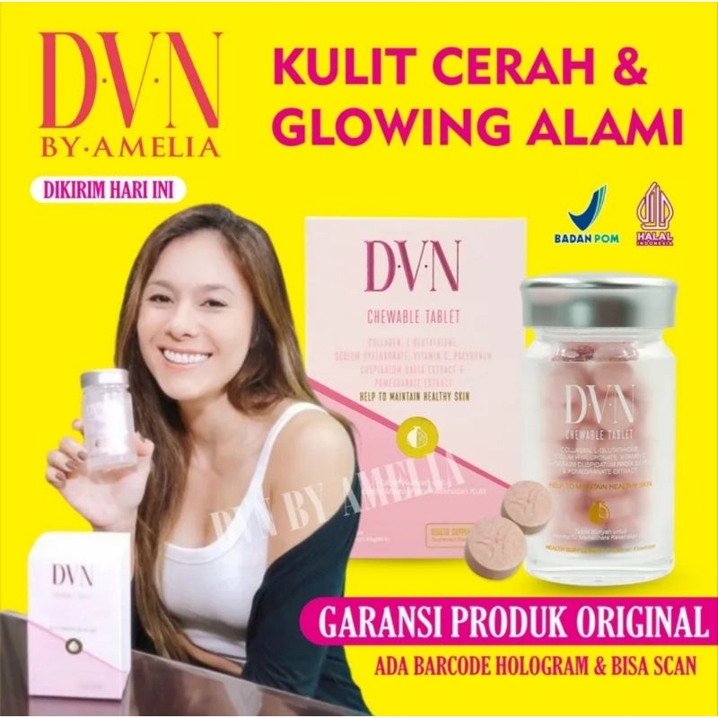 Jual DVN COLLAGEN ORIGINAL PERMEN D.V.N COLLAGEN CANDY 100% ORI D-VINE ...