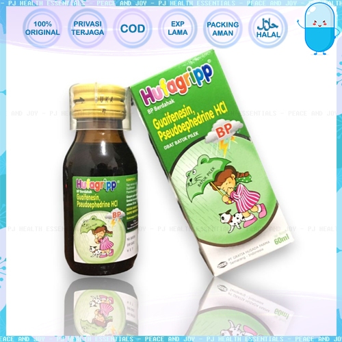 Jual HUFAGRIP BP + BERDAHAK HIJAU 60 ML UNTUK BATUK BERDAHAK ANAK ...