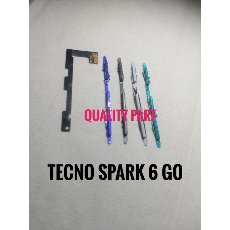 Jual TOMBOL SET + FLEXIBEL ON OFF VOLUME TECNO SPARK 6 GO | Shopee ...