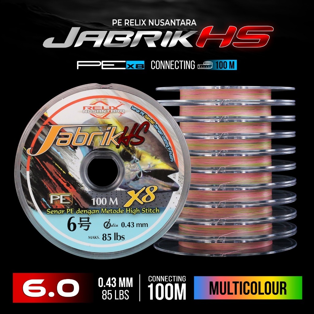 Jual Senar Pe Jabrik Hs X8 Connecting 100m Relix Nusantara | Shopee Indonesia