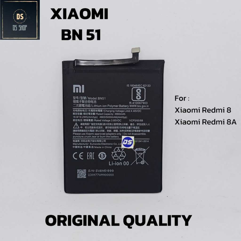 Jual BATERAI HP XIAOMI REDMI 8 BN 51 BATRAI XIOMI 8A BN51 ORIGINAL ORI ...