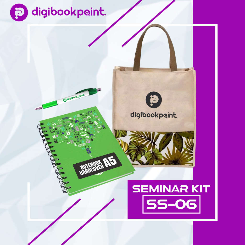 Jual Paket Seminar Kit Custom - Tas Tote Bag Canvas, Pulpen, Notebook ...