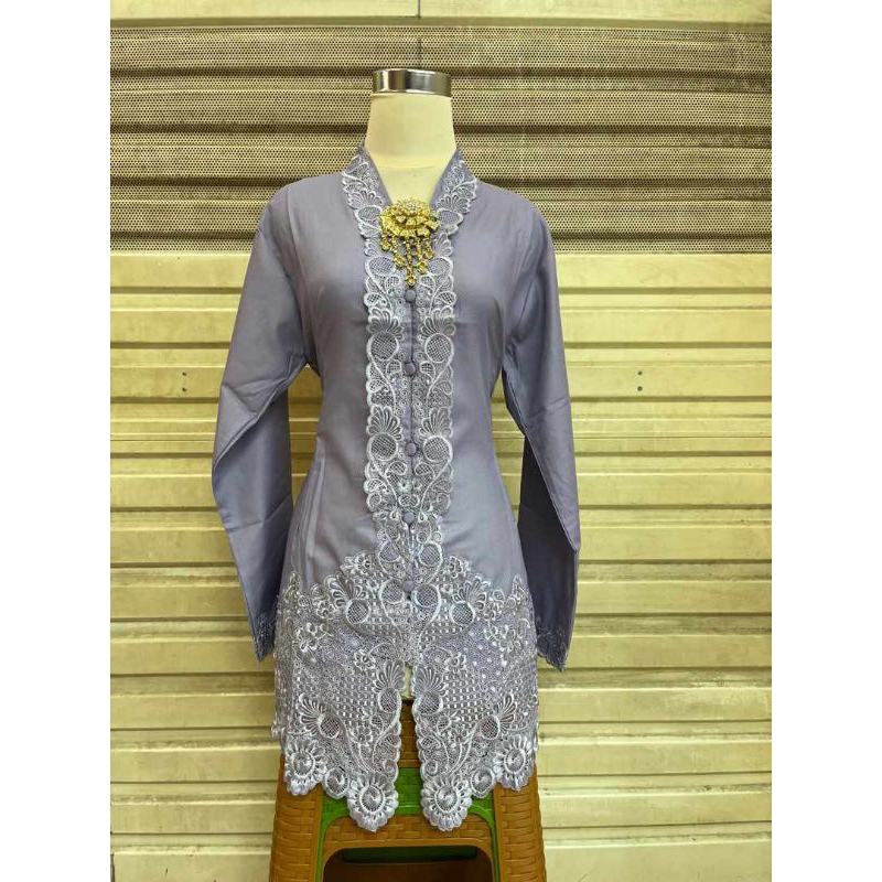 Jual Atasan Kebaya Encim Bordir Kerancang Solo kualitas premium Kebaya ...