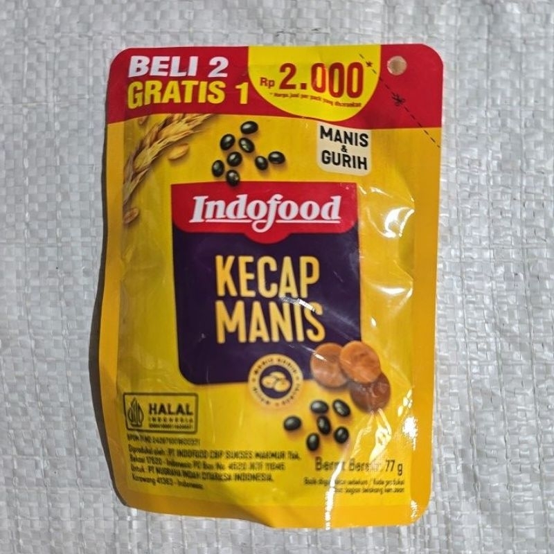 Jual Kecap manis indofood 77g (Harga paket 9 biji ) | Shopee Indonesia