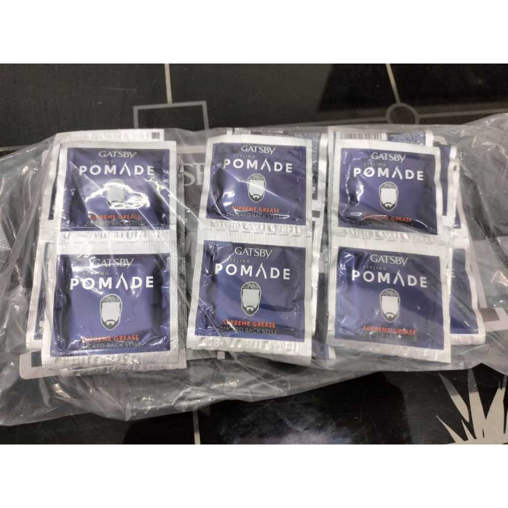 Jual Gatsby Styling Pomade Sachet 6gr (36 pcs) | Shopee Indonesia