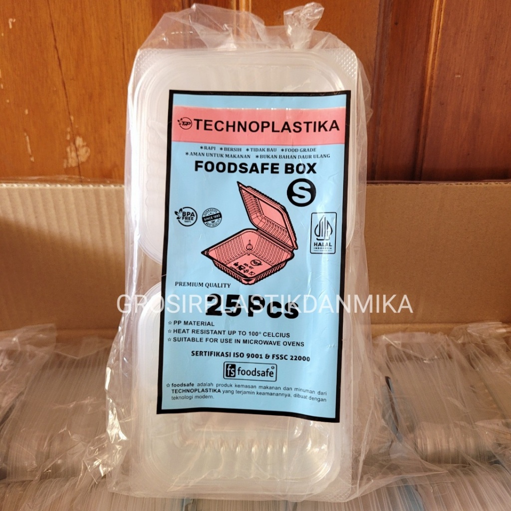 Jual [ 1 PACK ] MIKA FOOD SAFE BOX S - PLASTIK LUNCH FOOD SAFE BOX ...