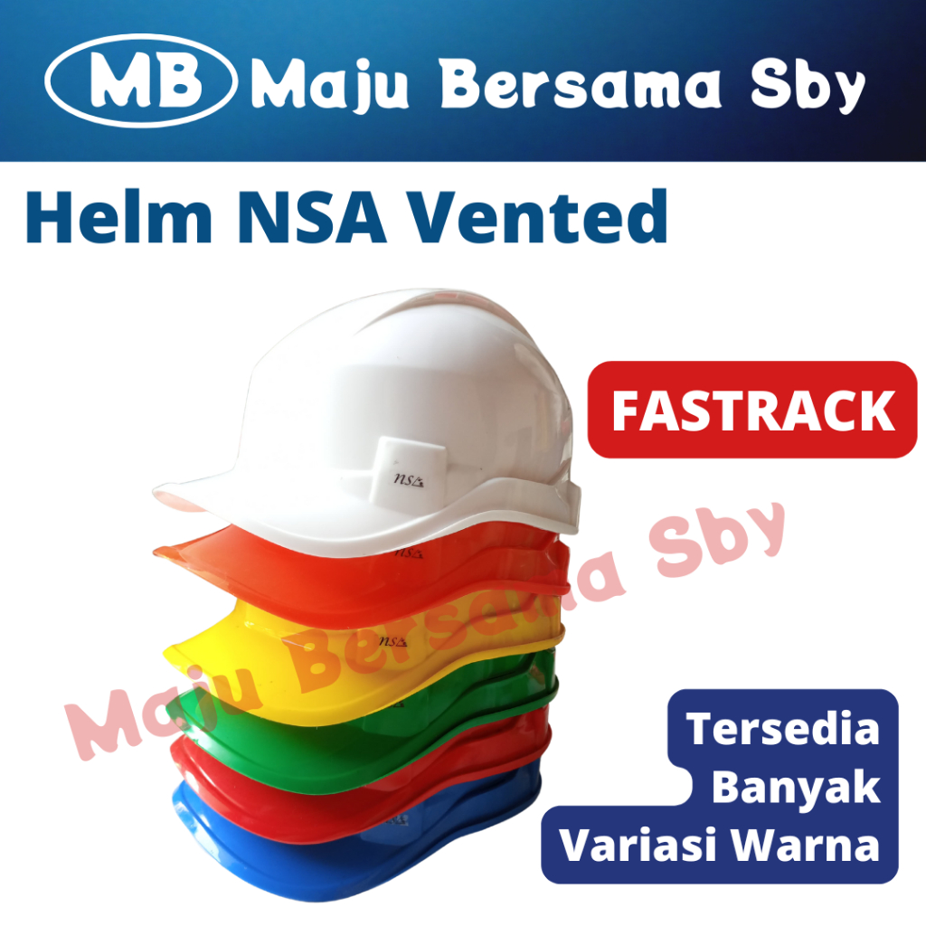 Jual Helm Proyek Safety SNI NSA Vented Fastrack Putar | Shopee Indonesia