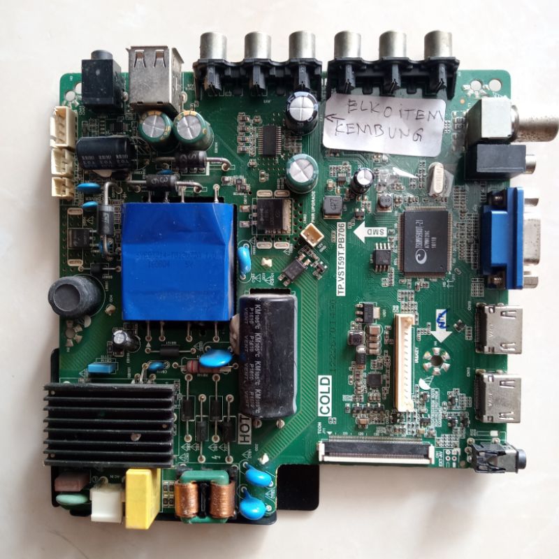 Jual mainboard mobo mb modul Tv LED32D2000A | Shopee Indonesia