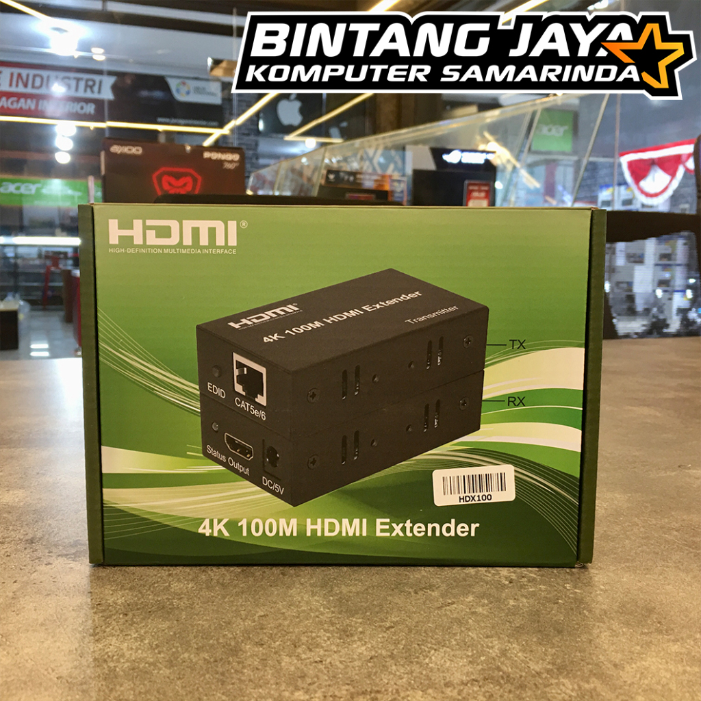 Jual HDMI 4K Extender 100 Meter Over LAN CAT5e/6 RJ45 | Shopee Indonesia