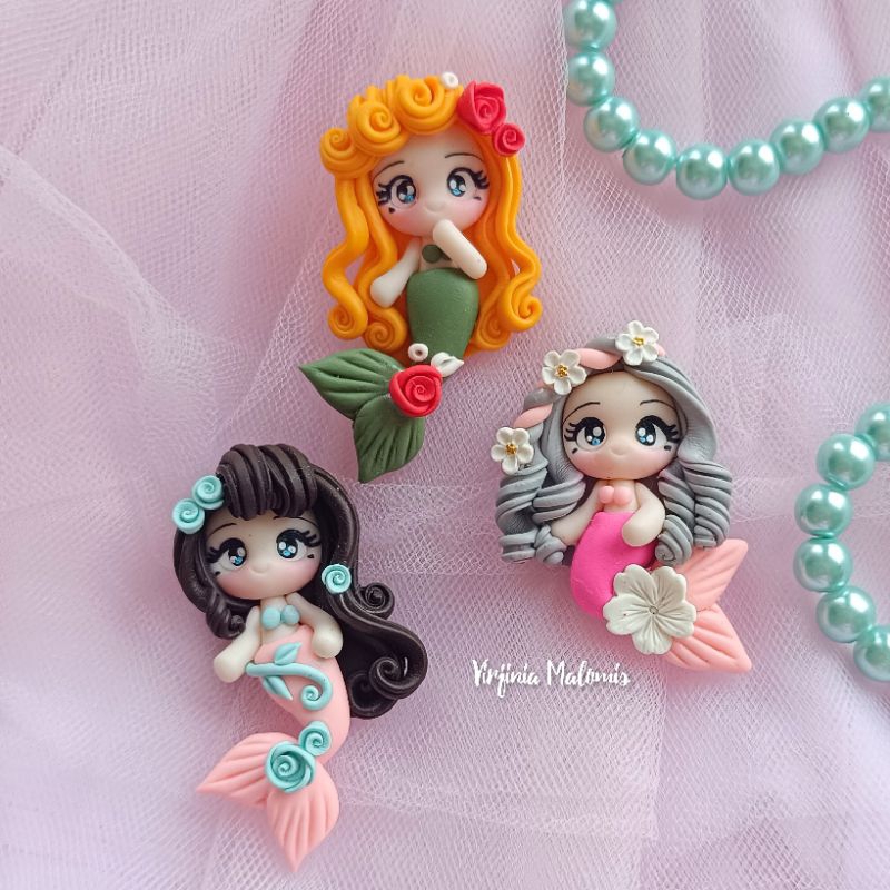 Jual handmade clay mermaid di jual per 1 pcs | Shopee Indonesia