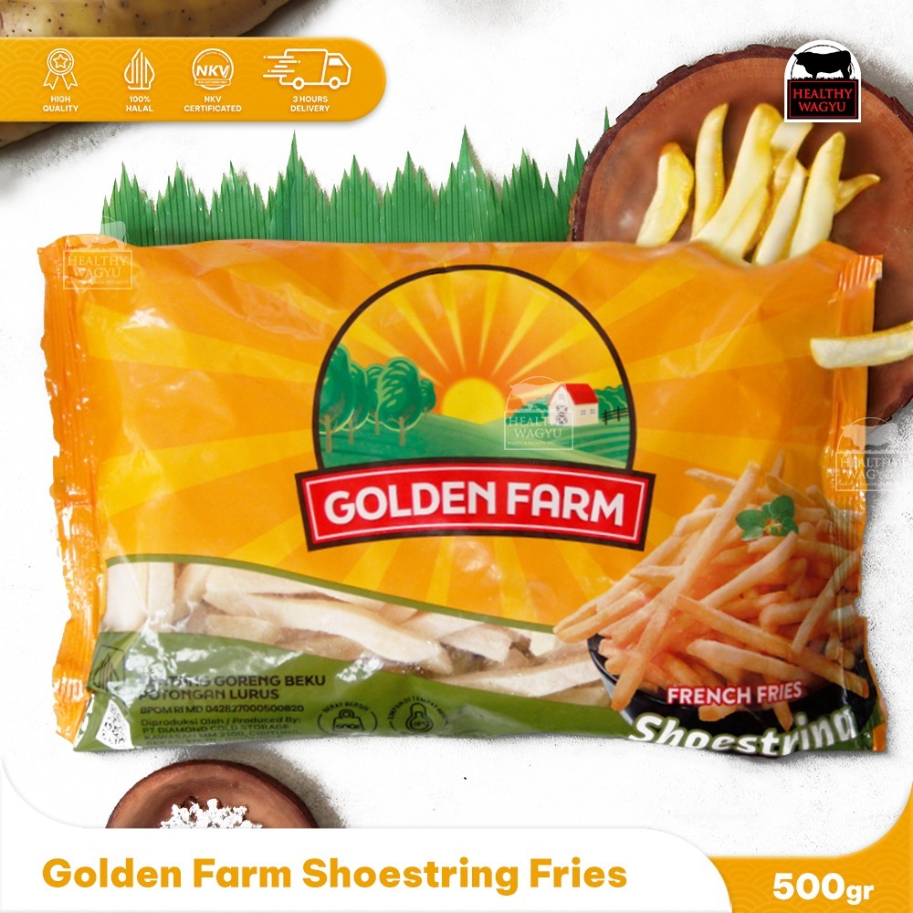 Jual GOLDEN FARM SHOESTRING(FRENCH FRIES) 500GR Healthy Wagyu | Shopee ...