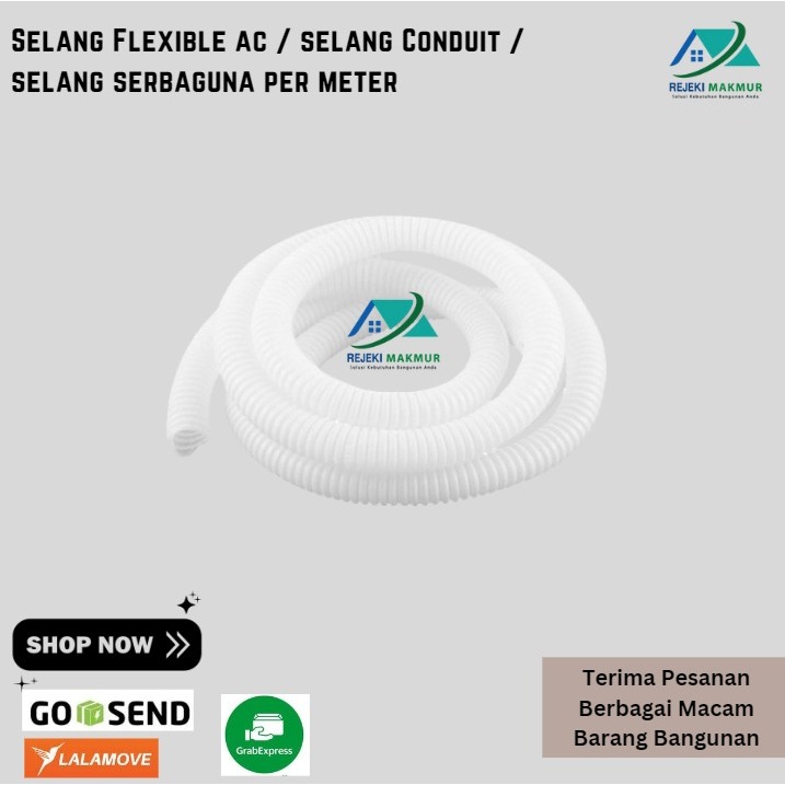 Jual Selang Flexible ac / selang Conduit / selang serbaguna per meter ...