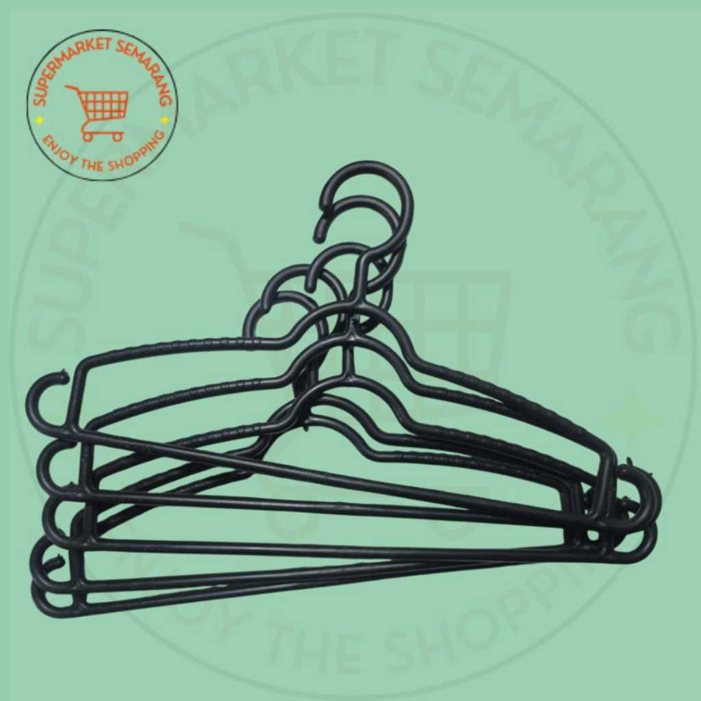 Jual Hanger Baju Anak Hitam 12'pcs / Hanger Plastik Anak | Shopee Indonesia