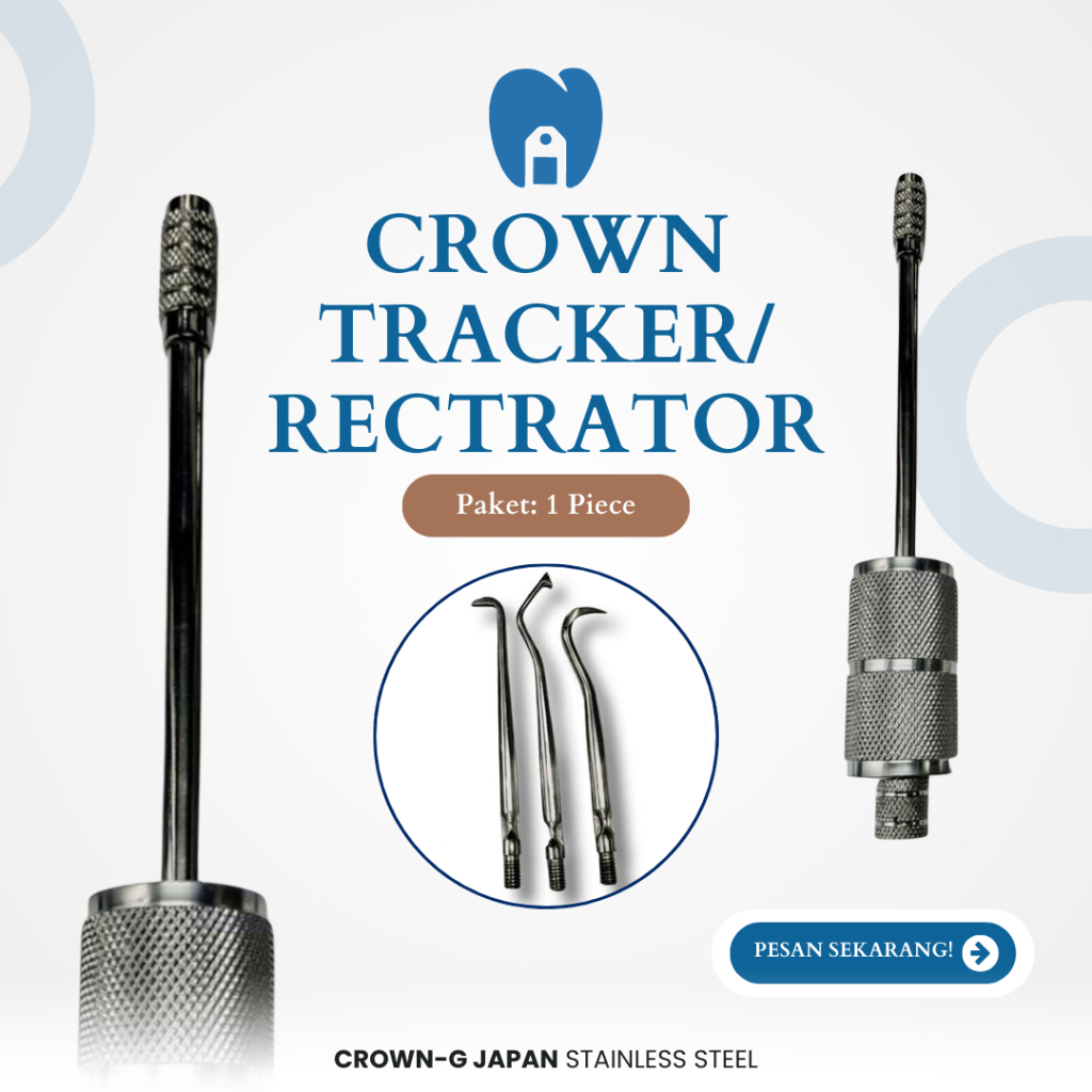Jual Dental Tracker Crown Manual 3 Tips / Retractor Manual - Crown ...
