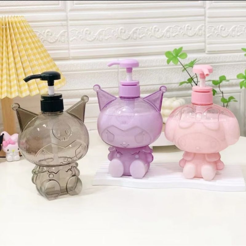 Jual BOTOL SABUN TRANSPARAN SANRIO KUROMI MY MELODY SOAP SHAMPOO BOTTLE ...
