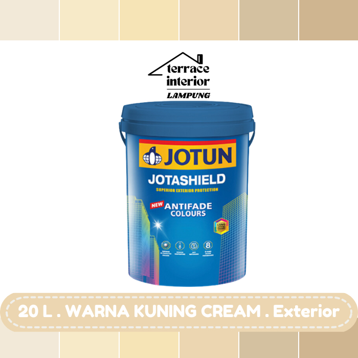 Jual Cat Tembok Jotashield Antifade Colours Exterior Jotun warna Kuning ...