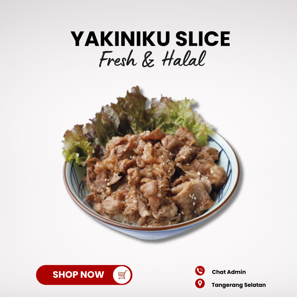 Jual Daging Slice Marinasi Yakiniku Fresh Halal 500gr Tangerang Selatan ...